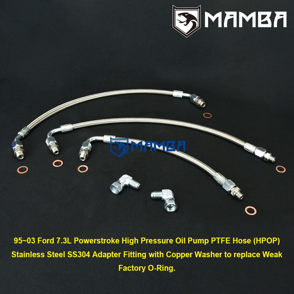 94~97 Ford 7.3L Powerstroke High Pressure Turbo Oil Pump Hose HPOP ...