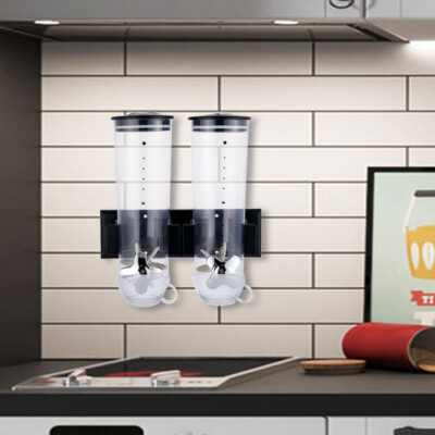 3L Cereal Dispenser Wall-mounted Dry Food Coffee Bean Storage Container ...