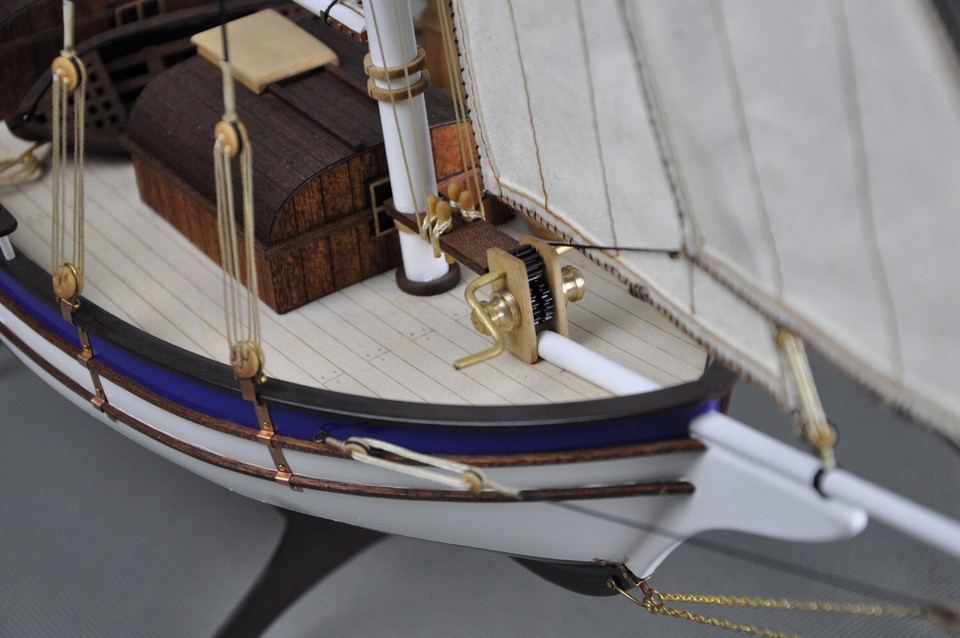 Spray Boston Sailboat Scale 1/30 666 mm Wood Model Ship Kit | eBay