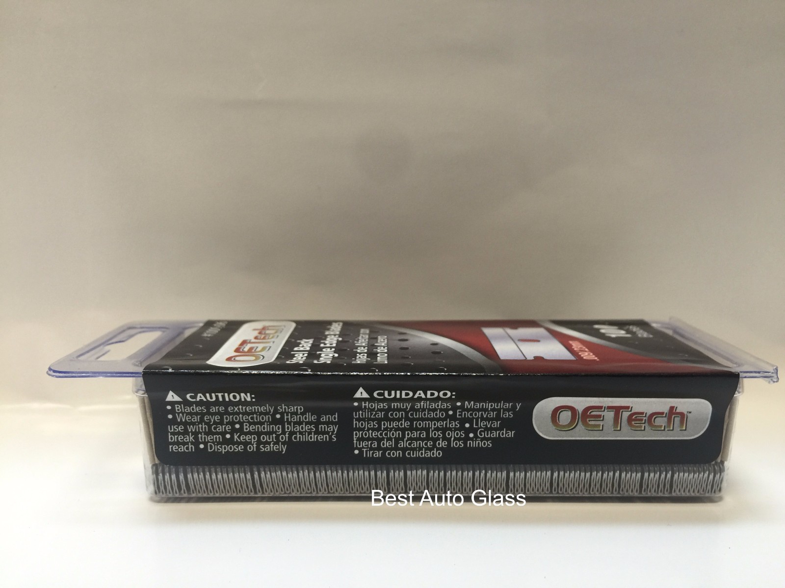 OETech Steel Back Single Edge Razor Blade .009 Razor Blades {200 Pack ...
