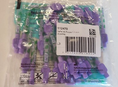 TEPE Original Interdental brush Purple Colours | Pack of 25 Brushes | eBay