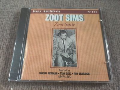 ZOOT SIMS - Zoot Suite 1947-1950 CD w/ Woody Herman, Stan Getz, Roy ...