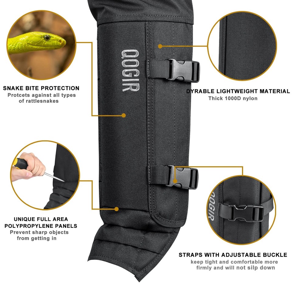 Snake Chaps Snake Guards: Durable Snake Gaiters Protection Chap ...