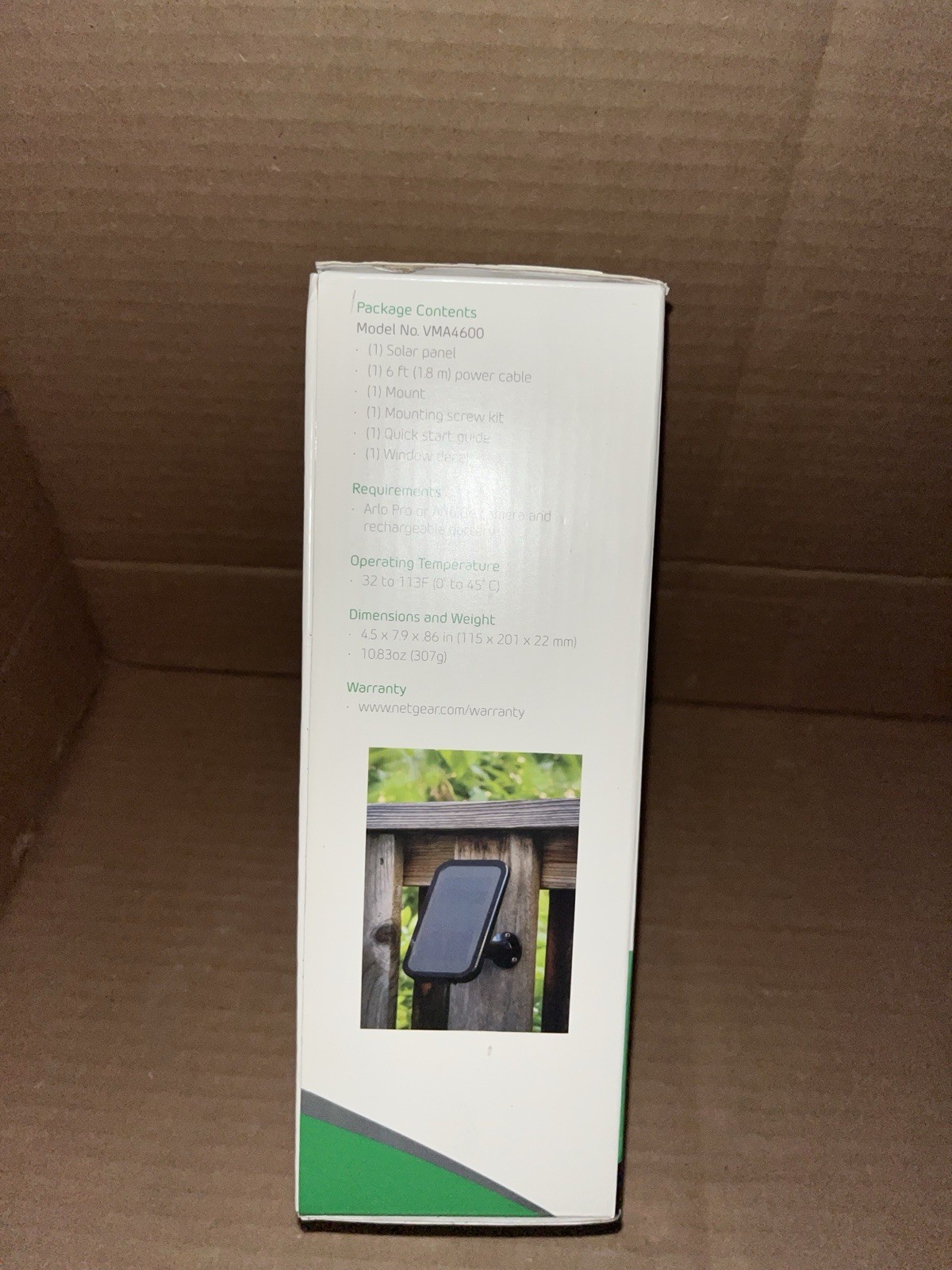 Arlo VMA4600 Solar Panel - Black for sale online | eBay