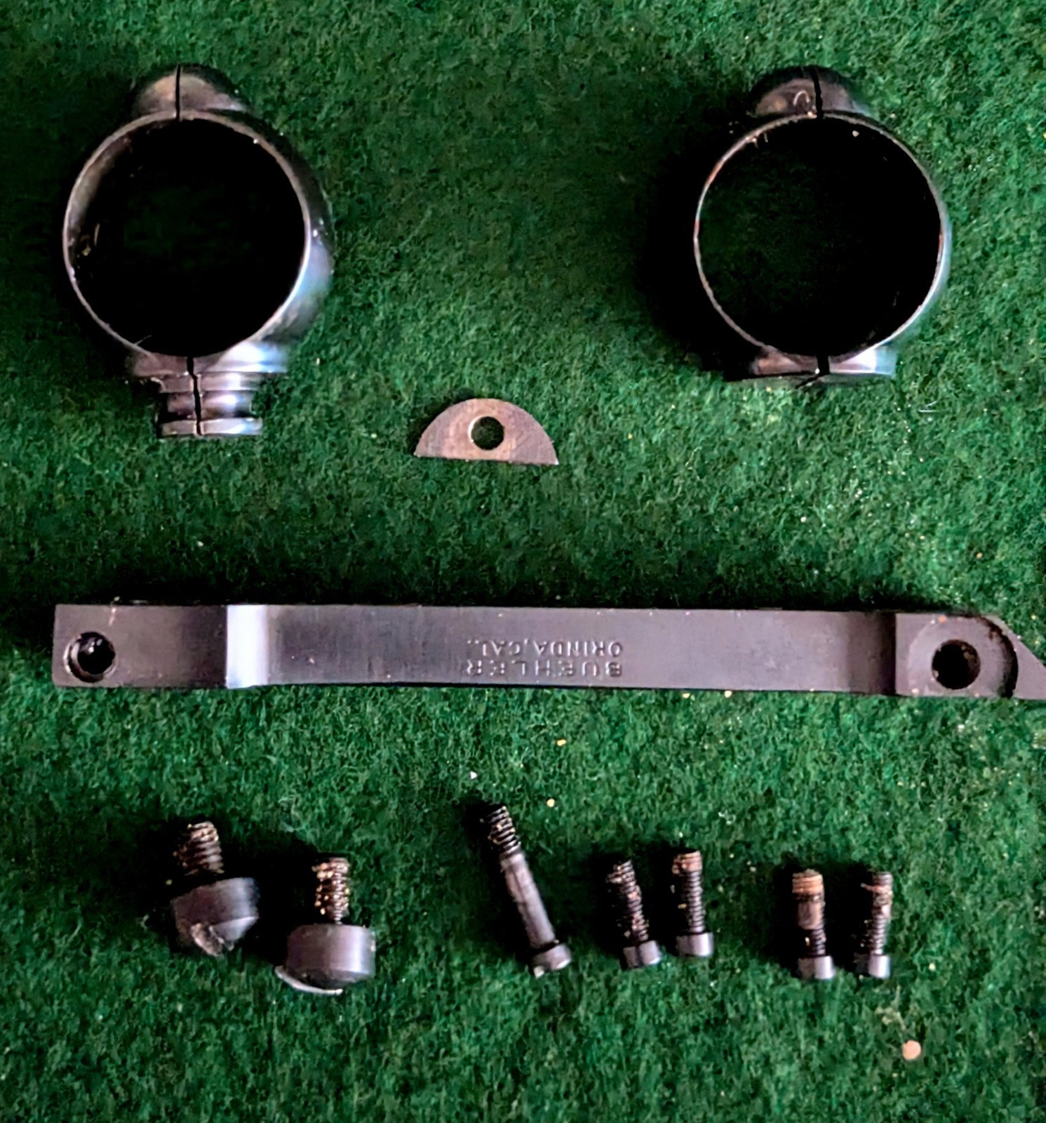 Vintage Maynard P. Buehler Scope Mount Base & Gloss Black 1" Split ...