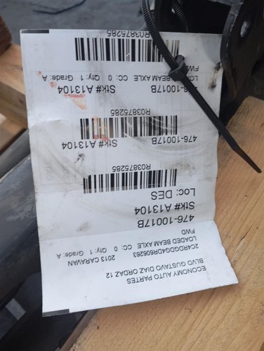Loaded Beam Axle Fits 11-20 CARAVAN 3875285 | eBay