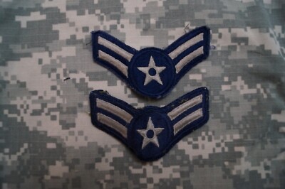 VINTAGE Military Patch US Air Force Dress Color Airman First Class/A1C ...
