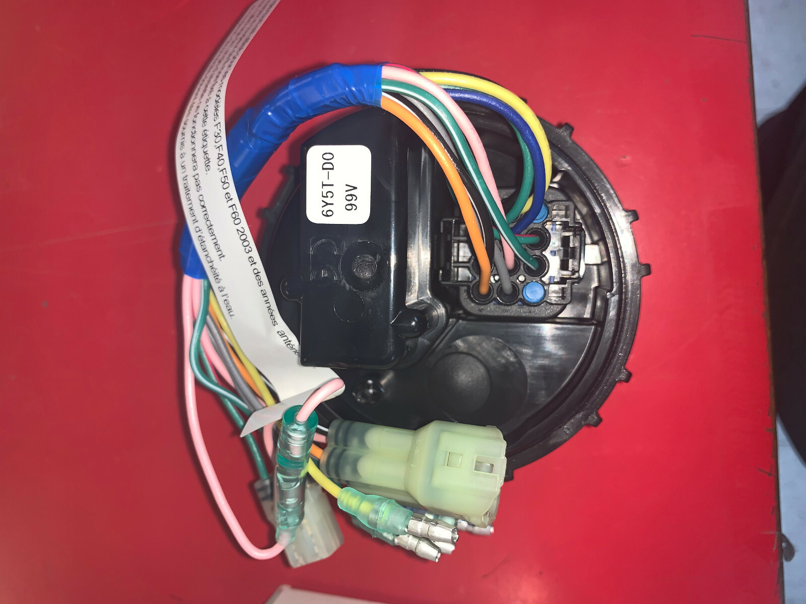 Yamaha OEM Multi-Function Gauge Tachometer Tach Outboards NEW 6Y5-8350T ...