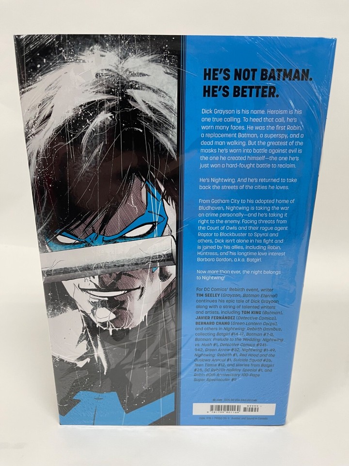 Nightwing Rebirth Omnibus Dick Grayson Batman Robin DC Comics HC ...