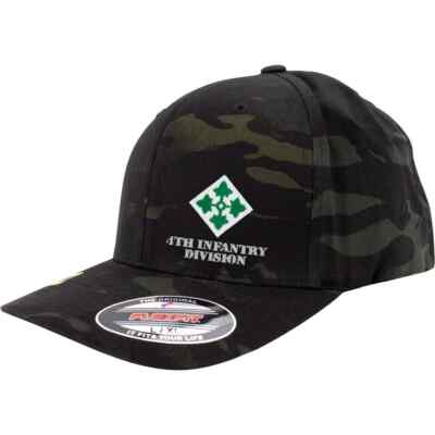 Army 4th Infantry Division Full Color Flexfit Hat | eBay