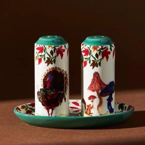 Anthropologie Inslee Farris Autumn's Bounty Salt and Pepper Shaker Set ...