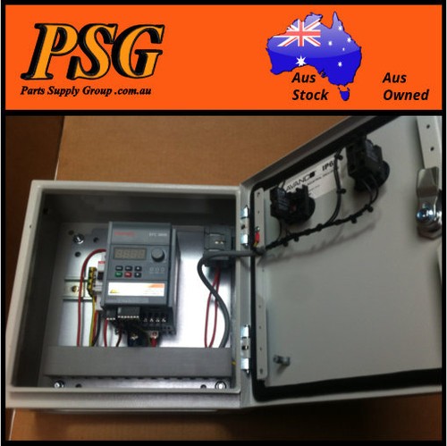 2.2kw VSD speed controller in cabinet - 415 Volt supply in - 3phase ...