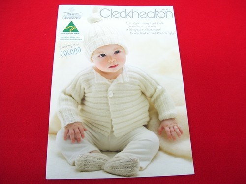 CLECKHEATON PATTERN BOOK KNITTING GUIDE #951 EASY HAND KNITS 8 DESIGNS ...