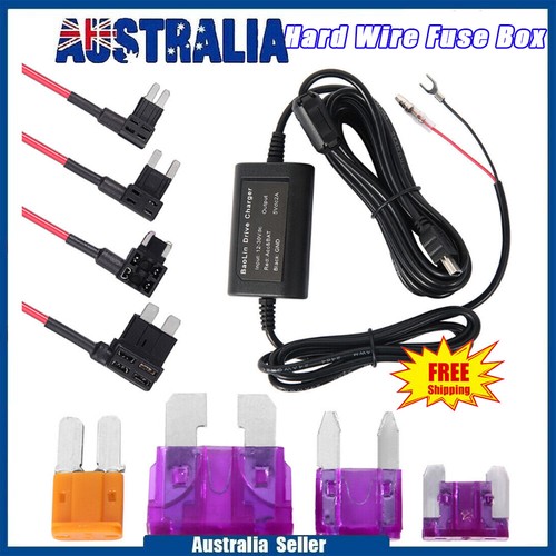 Hard Wire Fuse Box Car Recorder Dash Cam Hard Wire Micro USB Cable Kit ...