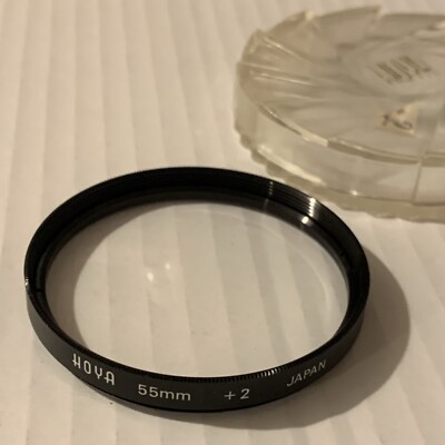 Hoya 55mm +2 Japan Close Up Filter & Case | eBay UK