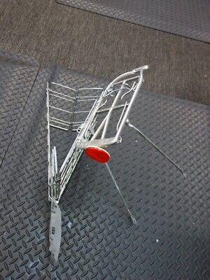 Vintage Rear Bicycle Rack with folding basket | eBay