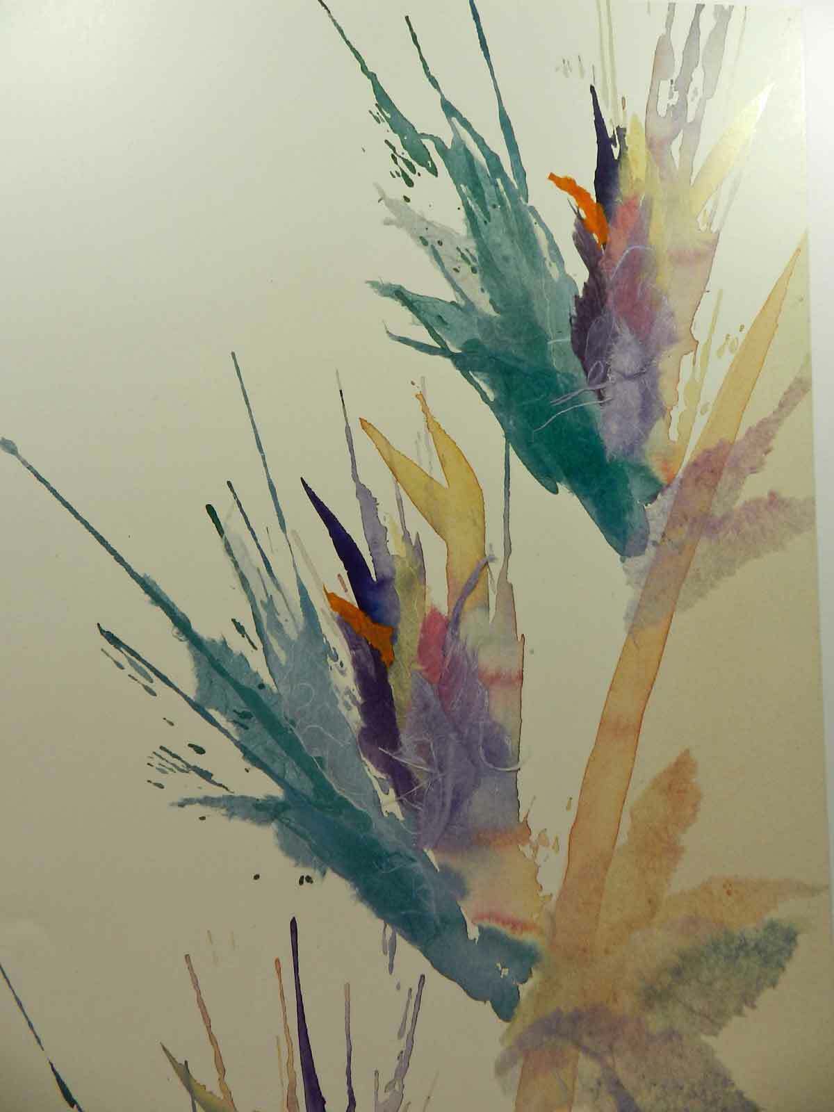 Birds of Paradise Henry Howells Contemporary Floral Poster Wall Decor ...