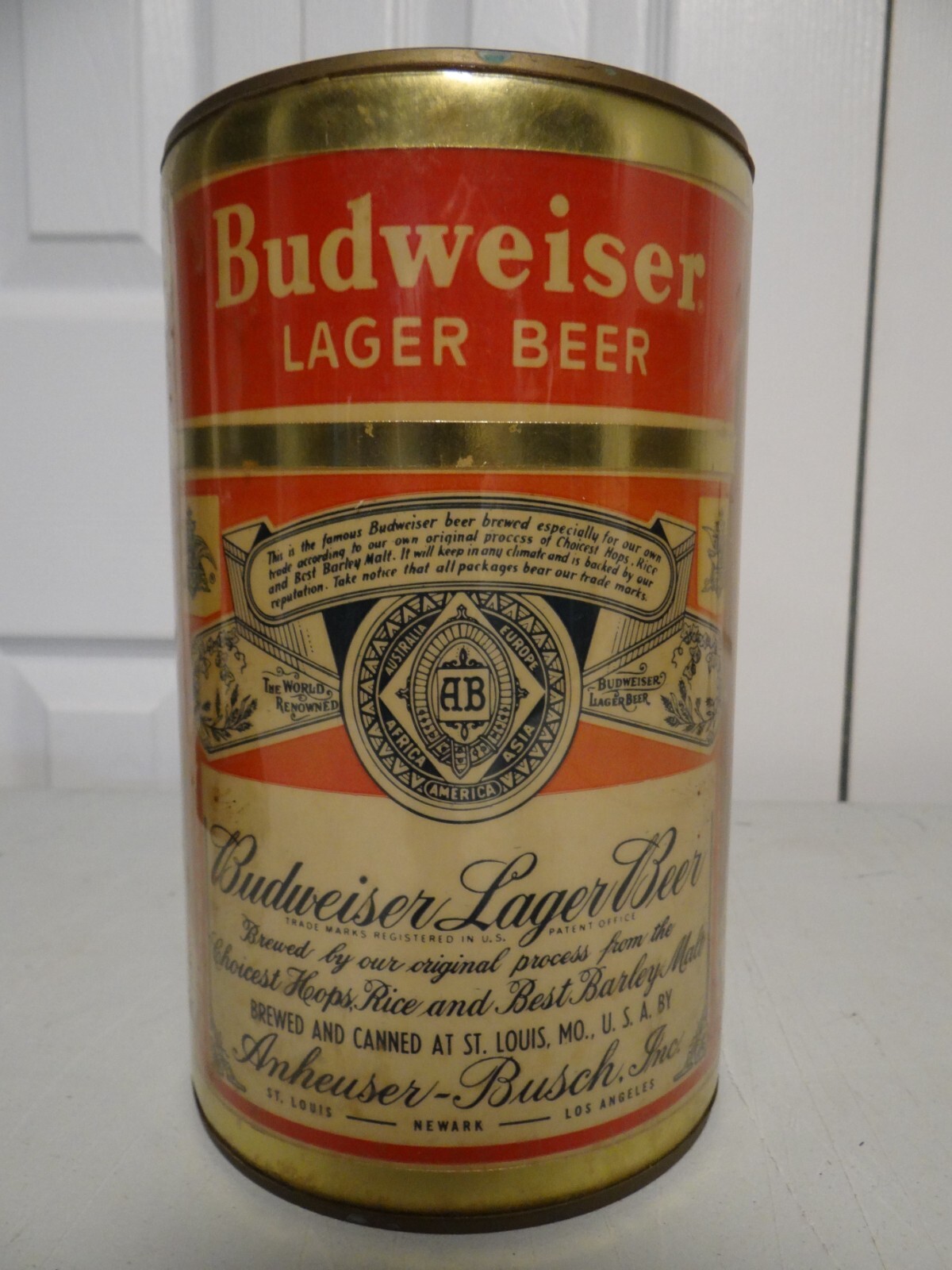 1950s Vtg Budweiser Beer Bar Sign Motion Lamp Light Shade Part Only ...