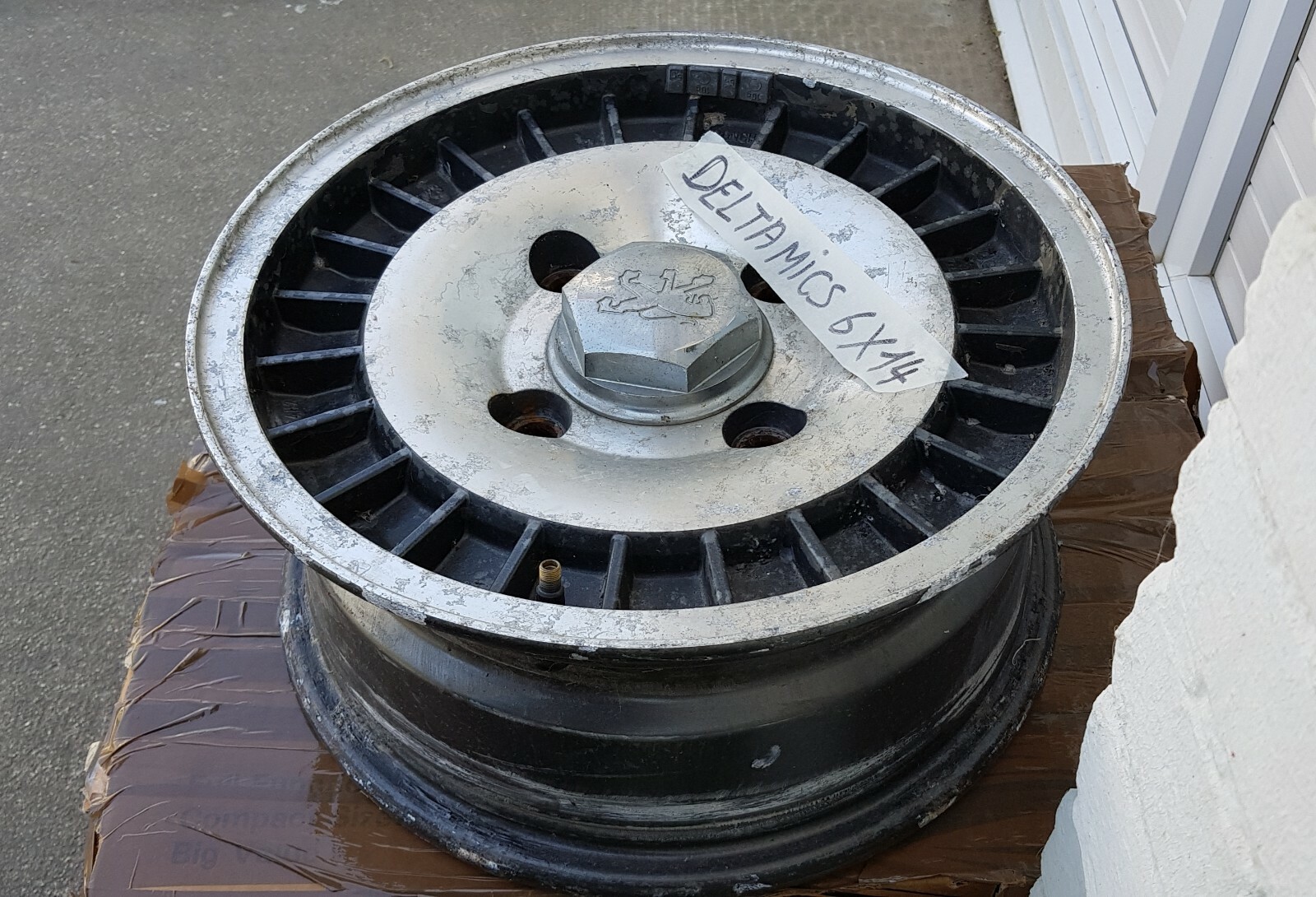 Jante Alu Delta Mics en 6x14 Peugeot 504 Coupé Cab Cabriolet et 505 604 ...