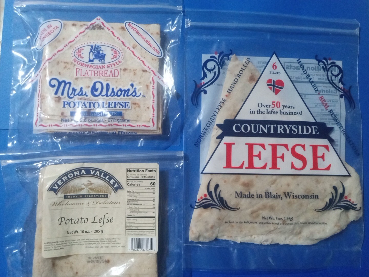 Delicious Lefse Variety Pack | eBay