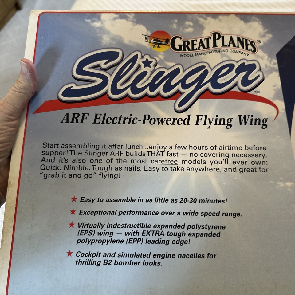 Electrifly Slinger RC B2 Bomber Look Airplane ARF Kit With Motor Sealed ...