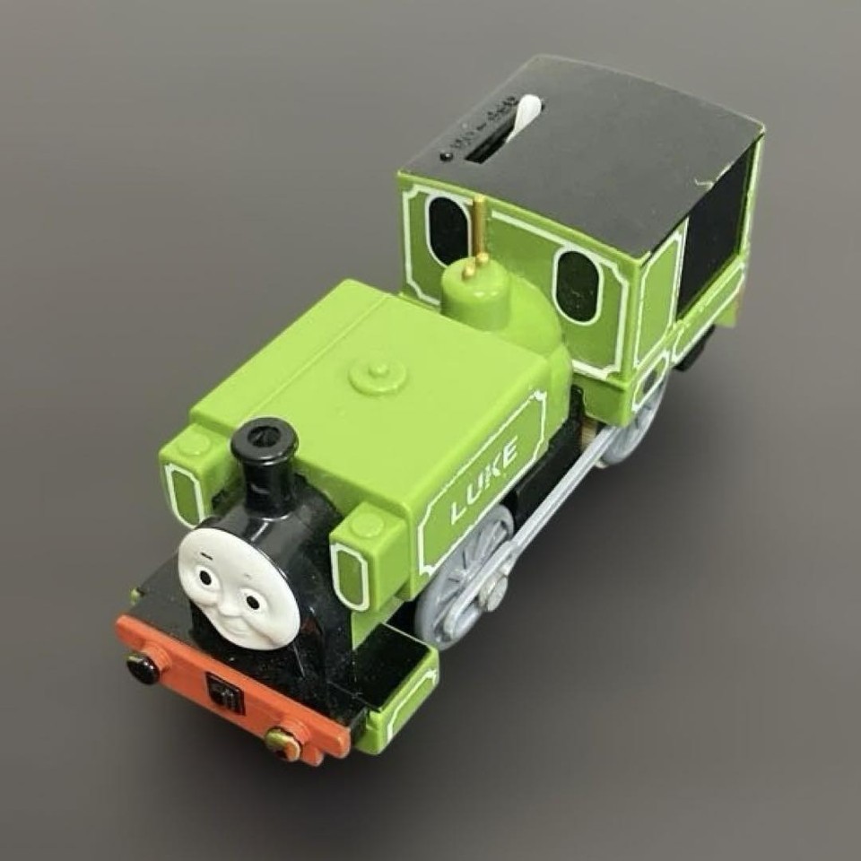 Thomas Plarail Trackmaster LUKE Yellow Green Locomotive Vehicle Used | eBay