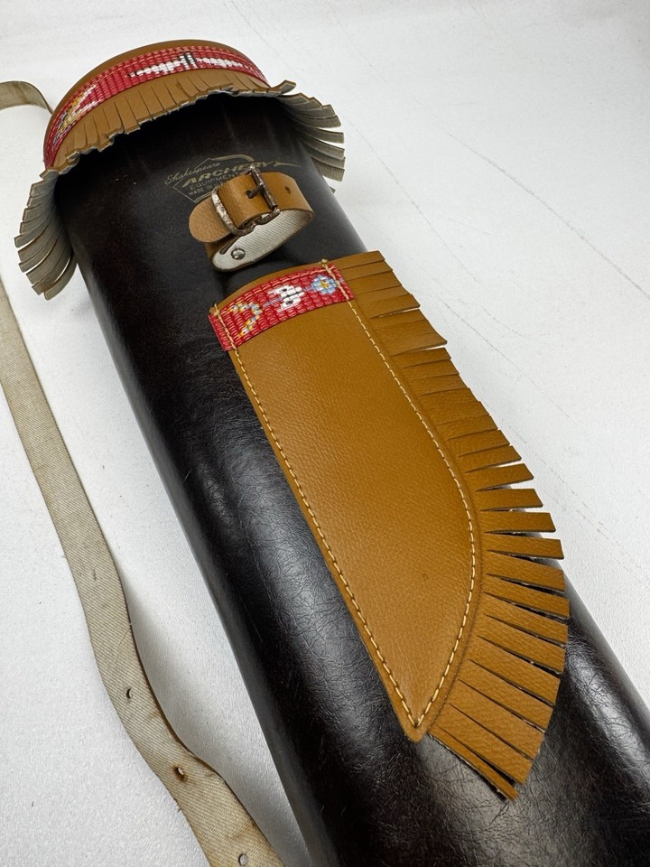 Vintage Shakespeare Parabow Archery Arrow Quiver Carrier 20" Made in ...
