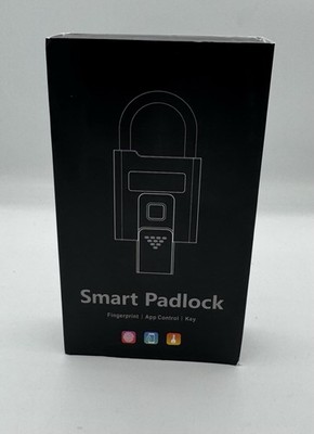 eLink Smart Heavy Duty Fingerprint Padlock with Key Backup Waterproof ...