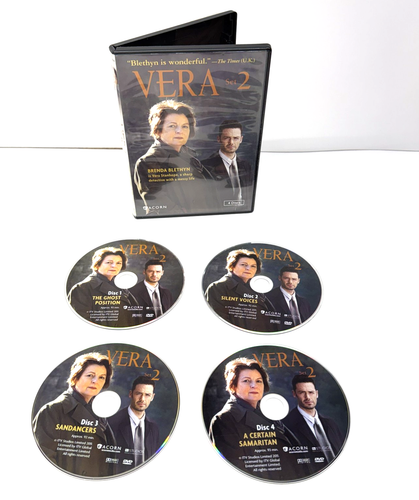 Vera Set 2 DVD Complete 4 Disc Set British Crime Drama Series Brenda Blethyn 54961882090| eBay