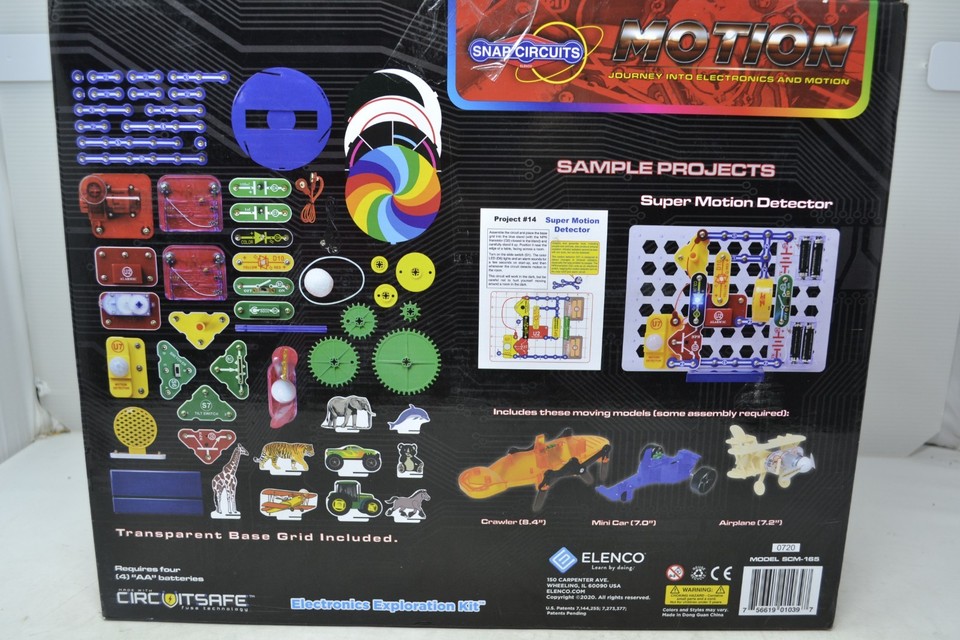 Snap Circuits Large Multi Color Science Kit 165 Projects STEM Learning ...