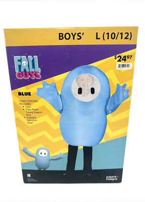 Fall Guys Blue Inflatable Halloween Costume Youth Boys Size Large L 10/ ...
