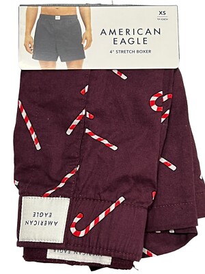American Eagle Candy Cane Boxers 1