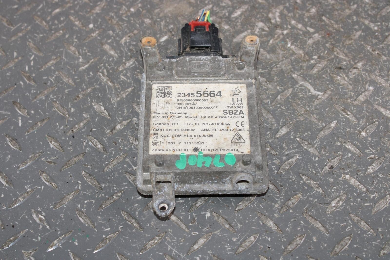 16 GMC Yukon Denali Rear Left Driver Blind Spot Control Module 23455664 ...