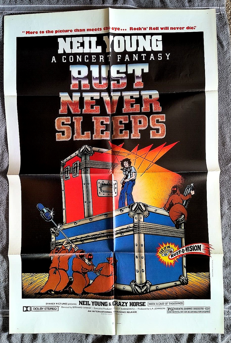 Neil Young Rust Never Sleeps Poster Neil Young Rust Never Sleeps Tour