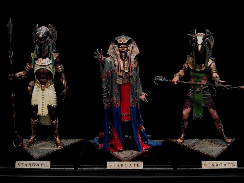 1/6 GK Figure Resin White Unpainted Model Stargate Ra Pharaoh | eBay