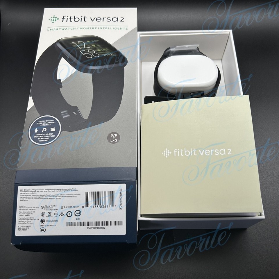 NEW Fitbit Versa 2 Health & Fitness Smartwatch Authentic Activity ...