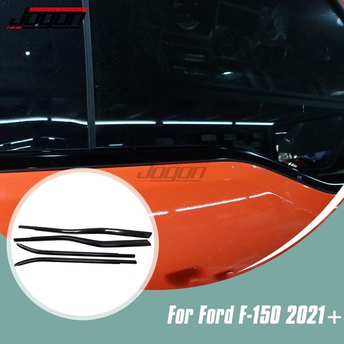 Black Window Sill Trim For Ford F-150 F150 Lariat Raptor 2021-24 ...