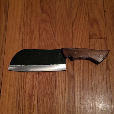 Custom Forged Railroad Spike Carbon Steel 5160, Chef Knife, Meat ...