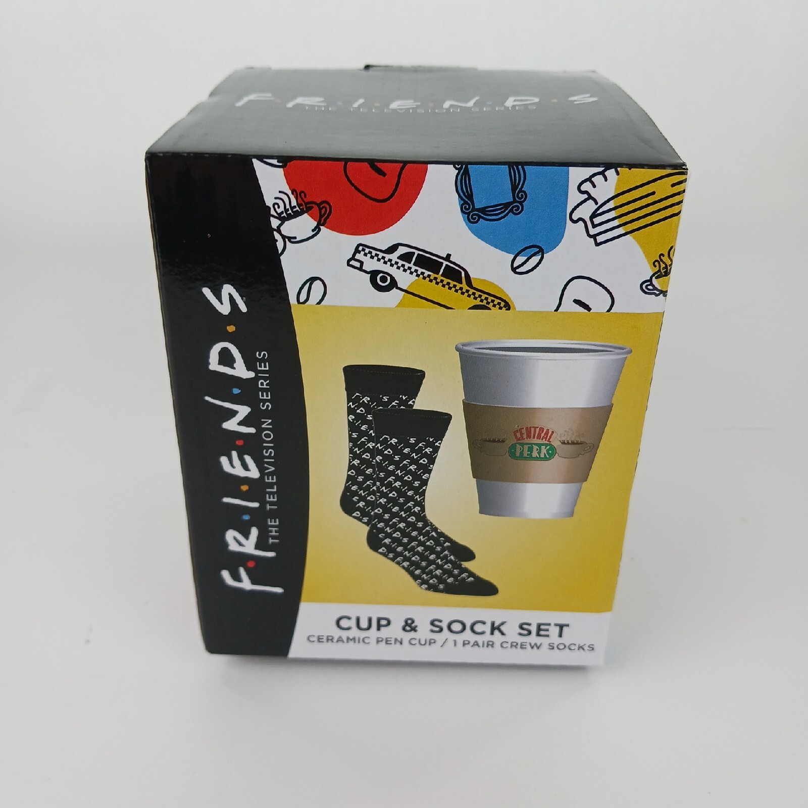 Friends Pen Cup and Sock Combo Set - Friends TV Show Collectibles. New ...