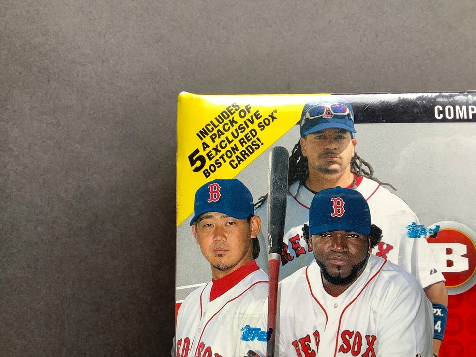 2008 Topps Baseball Complete Set Factory Sealed + 5 Exclusive Red Sox ...