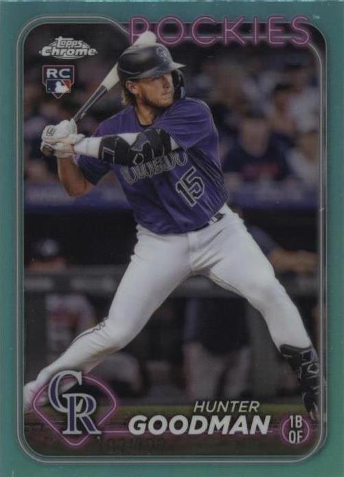 2024 Topps Chrome - Hunter Goodman #99 Aqua Refractor /199 (RC) for ...
