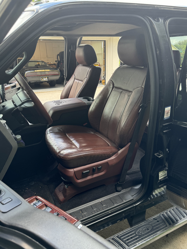 KING RANCH SEATS DRIVER AND PASSENGER SEATS | eBay