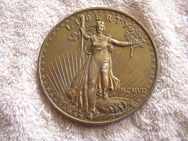 Vintage Liberty MCMVII USA Twenty Dollar Replica Coin | eBay