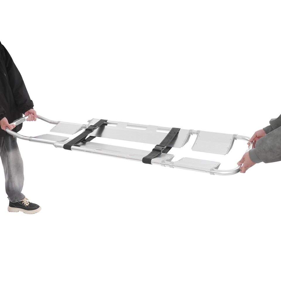 Foldable Stretcher, Portable Stretcher w/ Adjustable Length, Patient Transport | eBay