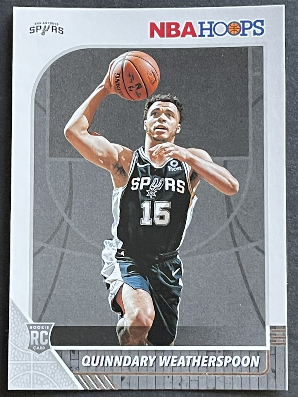 2019/20 Panini NBA Hoops Quinndary Weatherspoon Spurs Rookie Rc Base ...