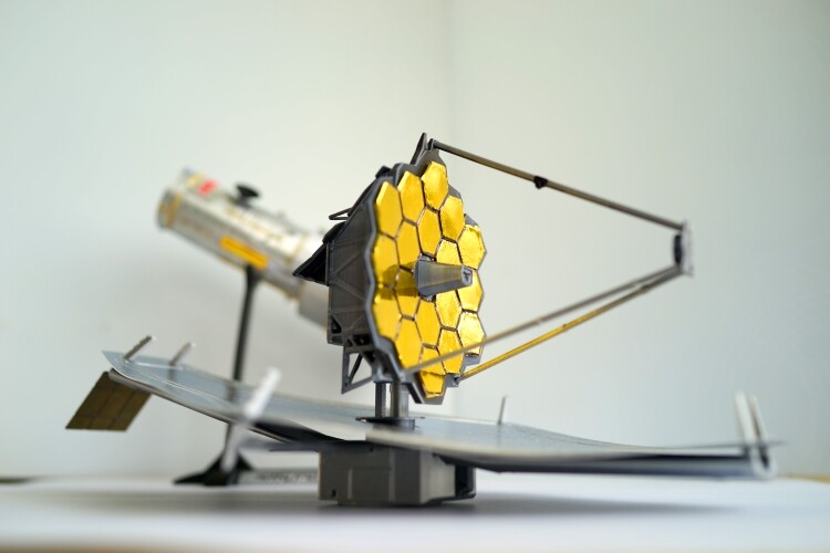 1/100 Scale ESA James Webb Space Telescope JWST Painted Model 3D Print ...