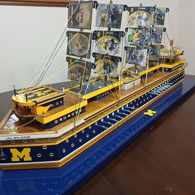 Michigan Wolverines Championship built to Order wooden ship unique ...