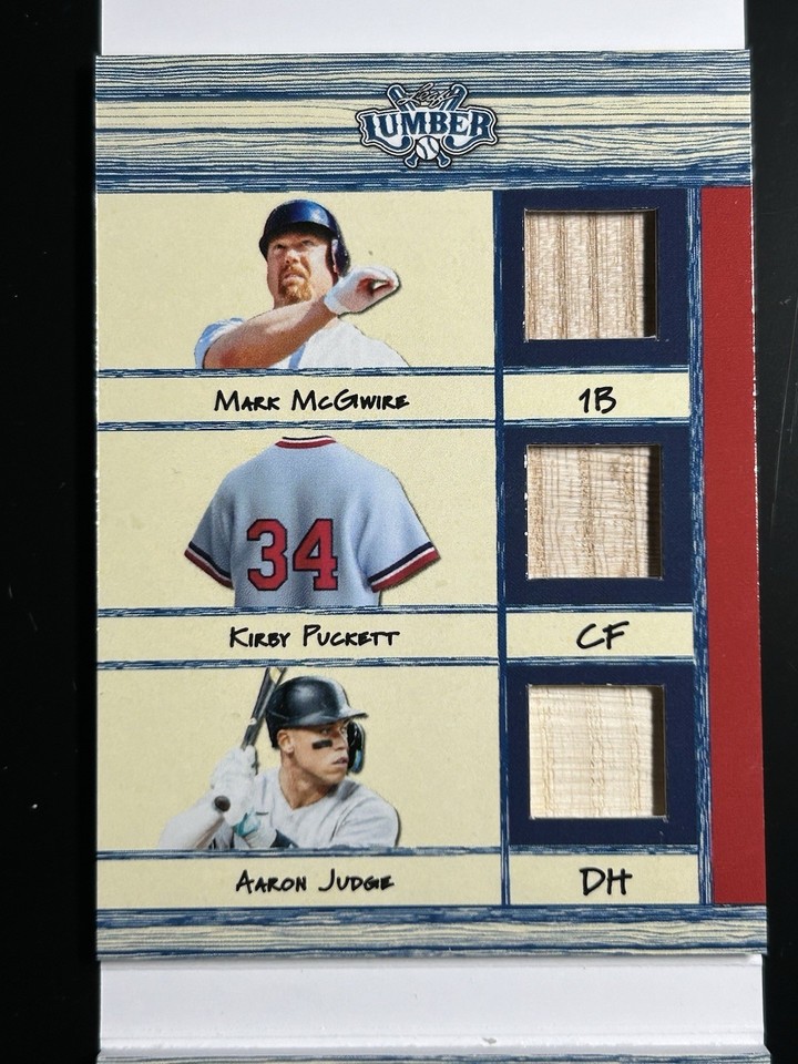 2025 Leaf Lumber JUDGE ROSE GWYNN MCGWIRE YOUNT Line Up Booklet Bat ...