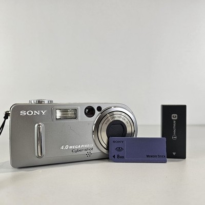 Sony Digital Camera Cybershot DSC-P9 4.0MP Silver Tested | eBay UK