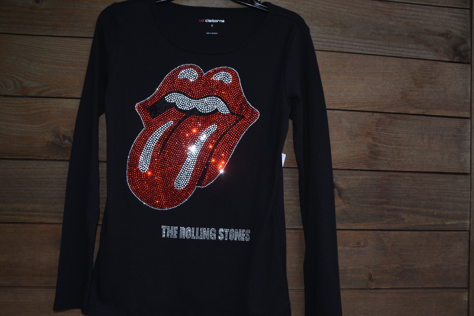 The Rolling Stones rhinestone bling shirt or tank XS S M L XL XXL 1X 2X ...